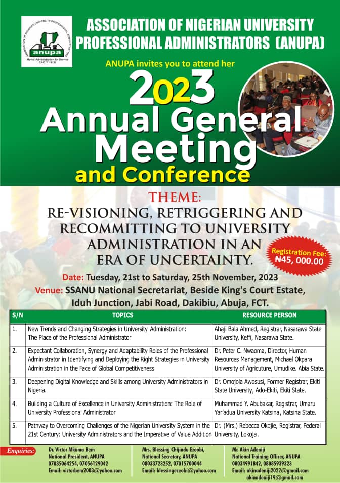 ANUPA NIGERIA – Welcome to Official Website of ANUPA NIGERIA